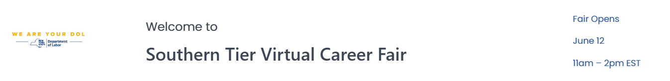 Southern Tier Regional Virtual Career Fair - Broome-Tioga Workforce NY