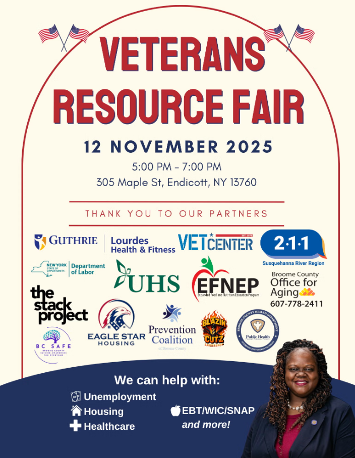 3rd Annual Veteran's Resource Fair - Broome-Tioga Workforce NY